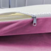 China Elastics Secure High-Resilience Foam Velvet Lash Bed Beauty Salon Mattress Topper for sale