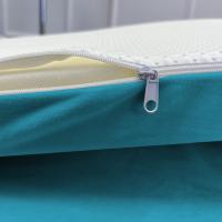 China Flat Blue High-Resilience Foam Lash Bed Foam Topper 190*80*5cm for sale