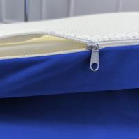China Slow Rebound Foam Velvet Fabric Lash Bed Mattress Topper 80*190*7.5cm for sale