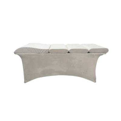 China 60*180*12cm Memory Foam Lash Bed Topper Knitted Fabric Lash Mattress for sale