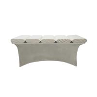 China The High-resilience  foam four-part adjustable velvet multi-point support  lash mattress for sale