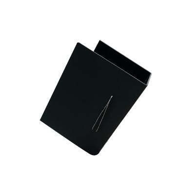 China U-Shape Acrylic matte black beauty salon eyelash mattress uses tools box magnet organizer for sale