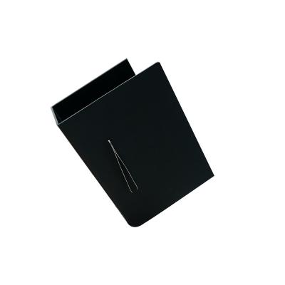 China U-Shape Acrylic Mirror black beauty salon eyelash mattress uses tools box magnet organizer for sale