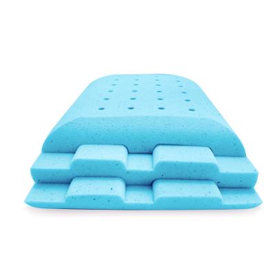 China Bedroom Ergonomic Cutting Memory Foam Pillow Adjustable Contour for sale
