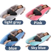 China Thickness 6inch Pregnancy Sleeping Pillow Crystal Velvet Fabric for sale