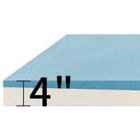 China Biopreferred Dual Layer Memory Foam Mattress Topper For Pressure Relief for sale