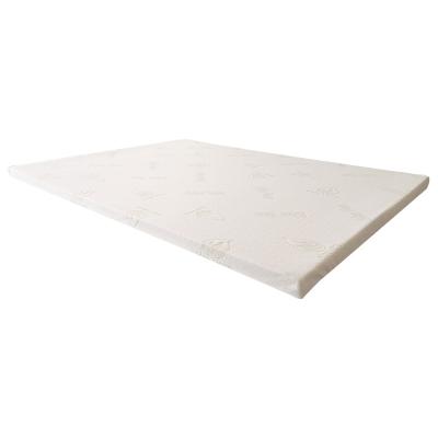 China 2inch 3inch 4inch Mattress Foam Topper With Aloe Vera Hypoallergenic Fabric for sale