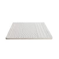 China Comfortable 3 Zone Quilted Memory Foam Topper Knitted Fabric Cover for sale