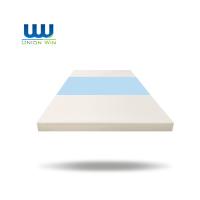 China Comfortable 3 Zone Quilted Memory Foam Topper Knitted Fabric Cover for sale