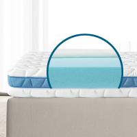 China Comfortable Gel Memory Foam Bed Mattress Topper Pressure Relief for sale