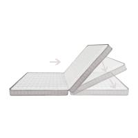 China Aluxury Sewing Fabric Memory Foam Topper Folding Mattress Customized Size for sale