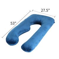China 100% Polyester Fiber U Shaped Body Pillow For Pregnant Woman for sale