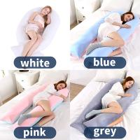 China Breathable Full Body Size Pregnant Lady Pillow U Shaped Sleeping Cushions for sale