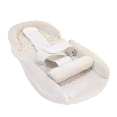 China Soft Organic Cotton Newborn Baby Pillow With Removable Slipcover for sale