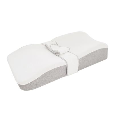 China Reduce Colics Comfortable Newborn Baby Pillow Lounger With Safety Belt for sale