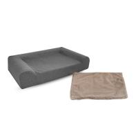 China Non Slip Bottom And Egg Crate Foam Washable Dog Bed For Large Dogs for sale