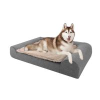 China Non Slip Bottom And Egg Crate Foam Washable Dog Bed For Large Dogs for sale