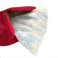 China Orthopedic Support Nest shape Washable Dog Bed red Cozy Plush for sale