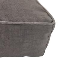 China Orthopedic Foam Linen Polyester Washable Dog Bed Super Thick for sale
