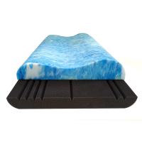 China Memory Foam Double Layer Pillow Contour Breathable Bamboo Charcoal for sale