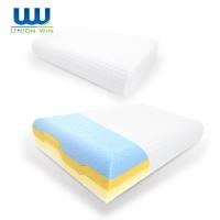 China 4 Layers Neck Support Memory Foam Pillow For Back Stomach Side Sleepers for sale
