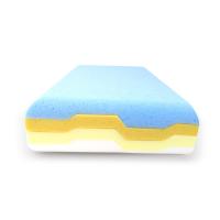 China 4 Layers Neck Support Memory Foam Pillow For Back Stomach Side Sleepers for sale