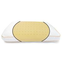 China Copper Infused Memory Foam Pillow Conforming Pressure Relief for sale