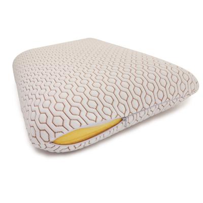 China Copper Gel Infused Memory Foam Body Pillow Withe Removable Cover for sale