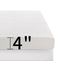 China Full Size 7 Zone Memory Foam Bed Mattress With Washable Removal Cover for sale
