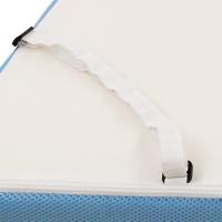 China Double Layer Memory Foam Topper Mattress Anti Bacterial Gel Infused for sale