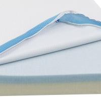 China Double Layer Memory Foam Topper Mattress Anti Bacterial Gel Infused for sale