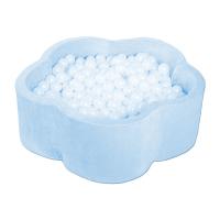 China Flower Shaped Toddlers Foam Ball Pits With Soft Washable Cover for sale