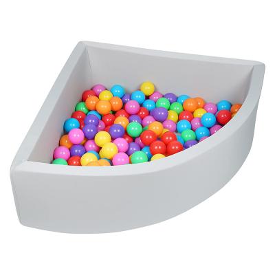 China Thickness 5cm Fan Shape Foam Play Ball Pit For Toddlers Kids for sale