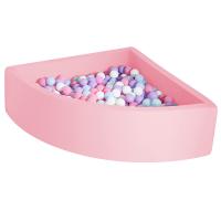 China Thickness 5cm Fan Shape Foam Play Ball Pit For Toddlers Kids for sale