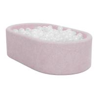 China Ovel Shaped Foam Ball Pits For Toddlers Soft Children Round Playpen for sale