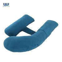 China Silky Soft Removable Cover H Shape Full Body Maternity Pillow Sleep Better for sale