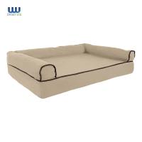China Comfortable Luxury Orthopedic Memory Foam Washable Dog Bed Sofa Couch for sale