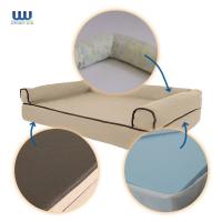 China Comfortable Luxury Orthopedic Memory Foam Washable Dog Bed Sofa Couch for sale