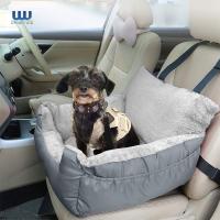 China Customized Warm Soft Pet Car Seat Car Dog Bed With Storage Pocket for sale