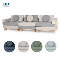 China Wooden Frame Multi Functional Sectional Sofa Couch Furniture 3 Seats for sale