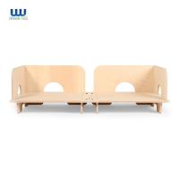 China 3 Piece Kids Sectional Sofa Modular Play Couch High Density Foam for sale