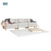 China Multibox Modular Play Sofa Durable With Environment Friendly Wooden Frame for sale