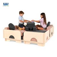 China Arm Chair Modular Play Sofa 58cm X 12cm X 12cm For Bedroom / Living Room / Playroom for sale