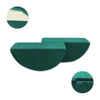 China CertiPUR-US Modular Foam Play Couch Semi Circle Parts Polyester Inner for sale