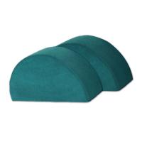 China CertiPUR-US Modular Foam Play Couch Semi Circle Parts Polyester Inner for sale