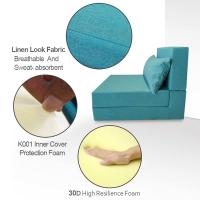 China Folding Sofa Bed with Pillow Convertible Chair Floor Couch & Sleeping Mattressfor Living Room for sale