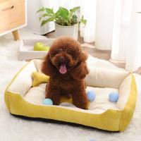 China Orthopedic Dog Beds for Supported Sleep PP Cotton Ped Bed Waterproof and Easy Clean for sale
