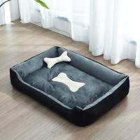China Orthopedic Dog Beds for Supported Sleep PP Cotton Ped Bed Waterproof and Easy Clean for sale