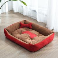 China Orthopedic Dog Beds for Supported Sleep PP Cotton Ped Bed Waterproof and Easy Clean for sale