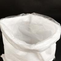 China 25kg PP Woven Sack Bags White Polyethylene Woven For Rice Water Proof PP for sale